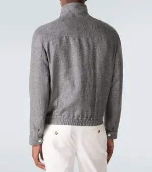 Brunello Cucinelli Silk, Linen, And Wool Jacket