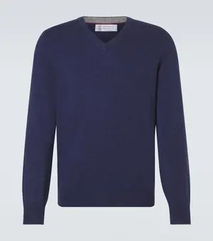 Brunello Cucinelli Cashmere Sweater - Blue