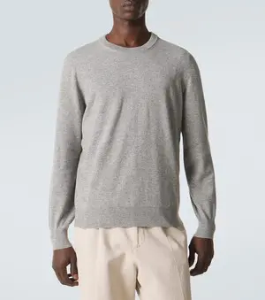 Brunello Cucinelli Cashmere V-neck Sweater - Grey