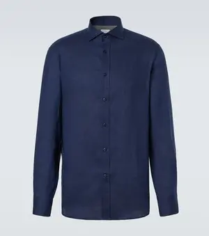 Men's Brunello Cucinelli Blue Shirts