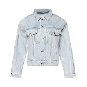 Alexander Wang Zipped Sleeve Rounded Trucker Jacket