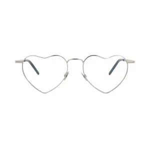 Saint Laurent Cat Eye-frame Metal Sunglasses - Silver