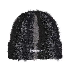 Supreme Tinsel Stripe Beanie - Black