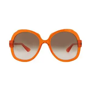 Gucci Round-frame Injection Sunglasses - Orange
