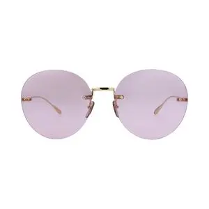 Gucci Round-frame Metal Sunglasses - Gold