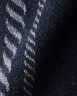 Prada Wool And Cashmere Scarf - Blue