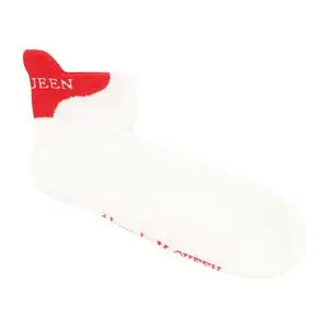 Alexander McQueen Signature Knit Socks - White