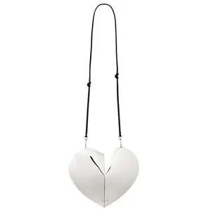 Alaïa Le Coeur Clutch - Silver