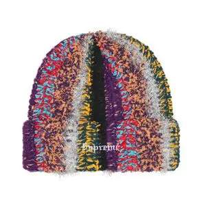 Supreme Tinsel Stripe Beanie - Multicolor