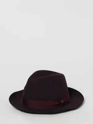 Borsalino Hat - Burgundy