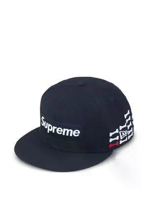 Supreme 59fifty Bone-patch Baseball Cap - Blue