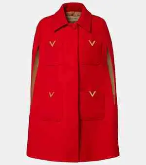 Valentino Garavani Logo Coats For Women