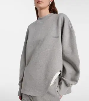 Attico Oversized Cotton Jersey Sweatshirt