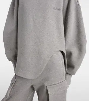 Attico Oversized Cotton Jersey Sweatshirt