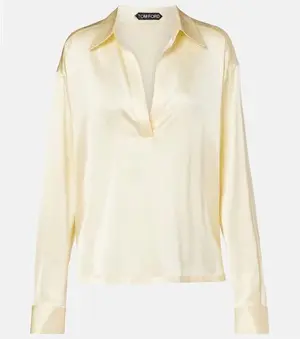 TOM FORD Silk-blend Top