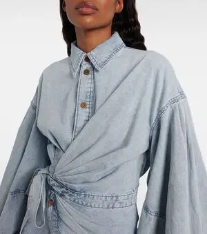 Zimmermann Rebellion Denim Minidress