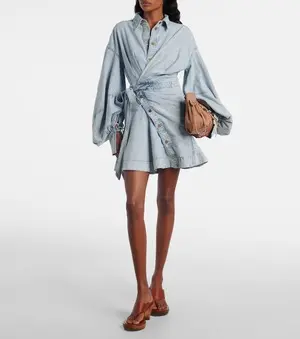 Zimmermann Rebellion Denim Minidress