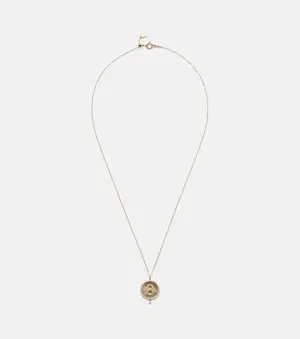 PERSEE Lucky Charm Eight 18kt Necklace With Diamonds - Gold