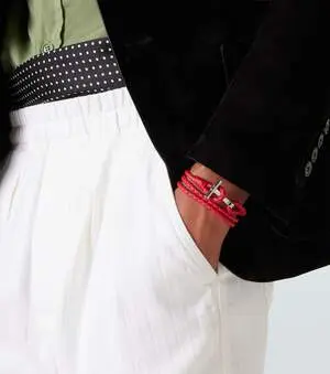 TOM FORD Braided Leather Bracelet