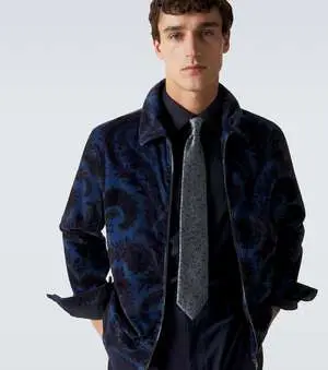 Etro Paisley Silk Neck Tie