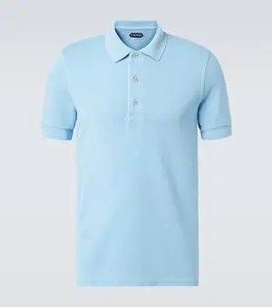TOM FORD Jersey Polo Shirt - Blue
