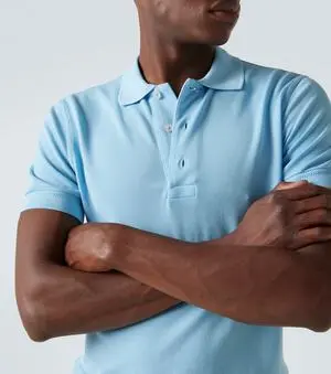 TOM FORD Jersey Polo Shirt - Blue