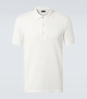 TOM FORD Jersey Polo Shirt - White