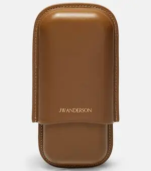 JW Anderson Rectangular Sunglasses With Tortoiseshell Frame - Brown