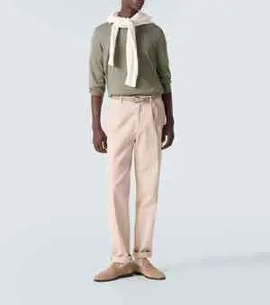 Brunello Cucinelli Cotton Sweater - Green