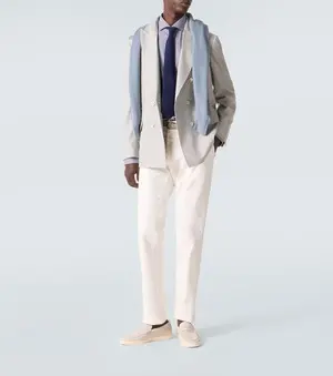 Brunello Cucinelli Cotton Poplin Shirt - Grey