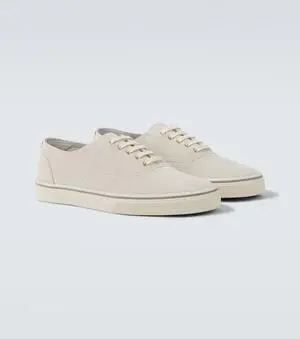Brunello Cucinelli Suede Sneakers - Grey