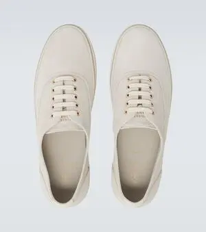 Brunello Cucinelli Suede Sneakers - Grey