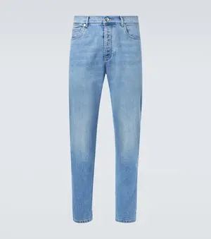 Brunello Cucinelli Mid-rise Straight Jeans - Blue