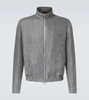 Brunello Cucinelli Silk, Linen And Wool Jacket