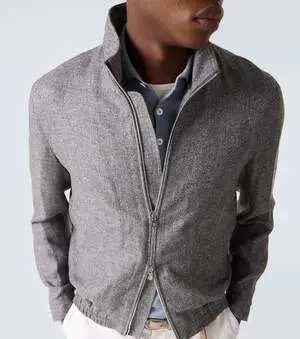 Brunello Cucinelli Silk, Linen And Wool Jacket