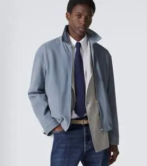 Brunello Cucinelli Virgin Wool Neck Tie - Blue