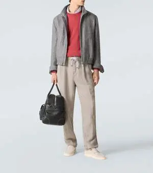Brunello Cucinelli Suede Slip-on Sneakers