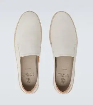 Brunello Cucinelli Suede Espadrilles