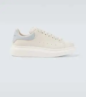 Alexander McQueen Oversized Leather Sneakers - White