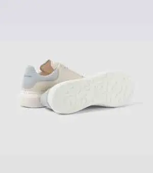 Alexander McQueen Oversized Leather Sneakers - White