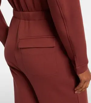 Varley Jessie Jersey Jumpsuit In Cinnamon - Brown