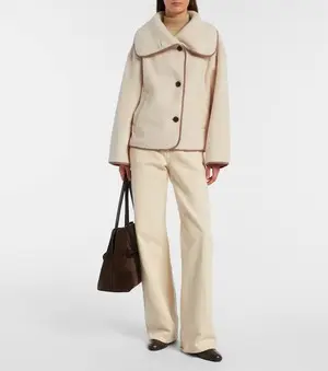 Varley Romane Fleece Jacket - White
