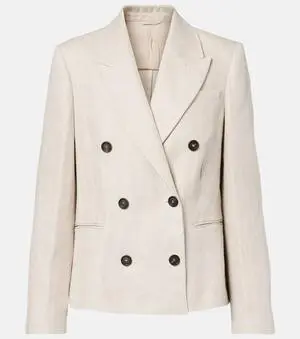 Brunello Cucinelli Linen And Cotton Blazer