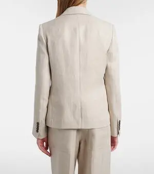 Brunello Cucinelli Linen And Cotton Blazer