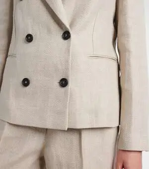 Brunello Cucinelli Linen And Cotton Blazer