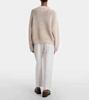 Brunello Cucinelli Mid-rise Straight Pants - White