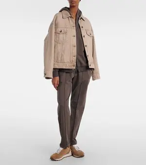 Brunello Cucinelli Monili Cotton Zip-up Hoodie - Brown