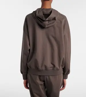 Brunello Cucinelli Monili Cotton Zip-up Hoodie - Brown