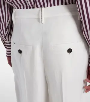 Brunello Cucinelli High-rise Wide-leg Pants