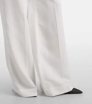 Brunello Cucinelli High-rise Wide-leg Pants